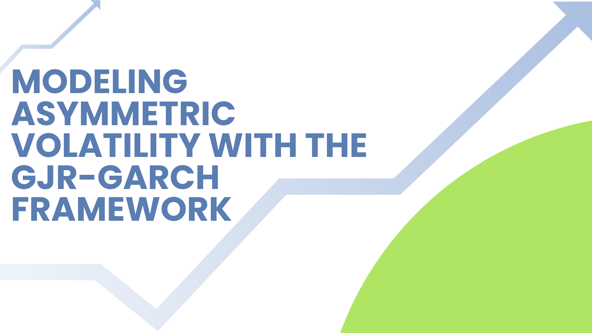 Garch Vs Gjr Garch Models In Python For Volatility Forecasting